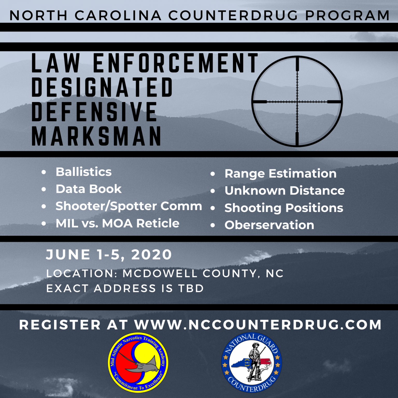 Law Enforcement DDM - North Carolina Counterdrug Program